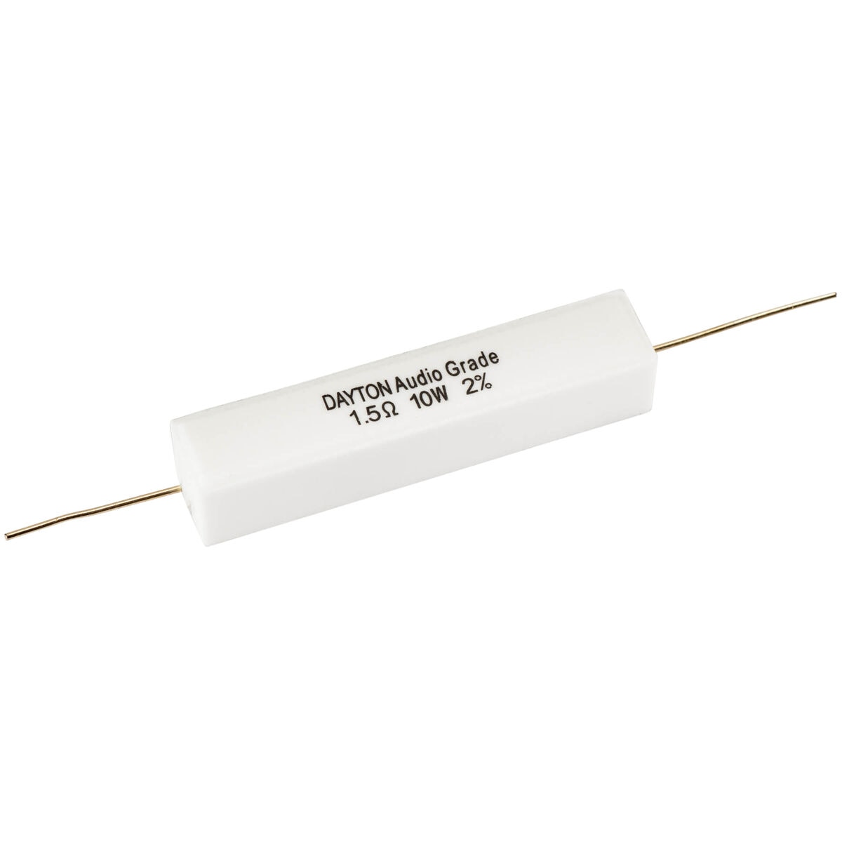 Dayton Audio DNR-2.0 2 Ohm 10W Precision Audio Grade Resistor