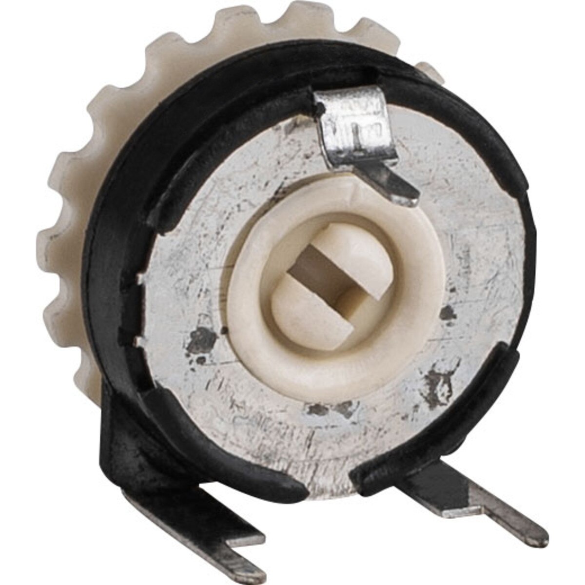 Piher 3.3K Ohm Trimmer Potentiometer 1/4W 5/8" Horizontal Mount