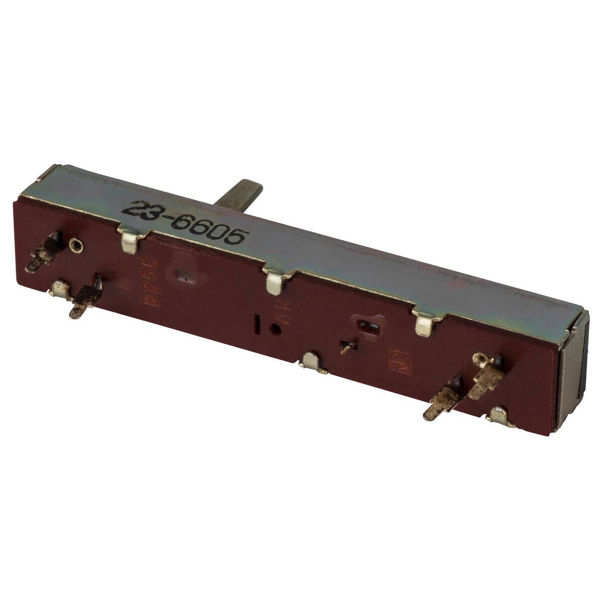 B25K 20K Ohms Slide Potentiometer 2" Travel with Dust Cover