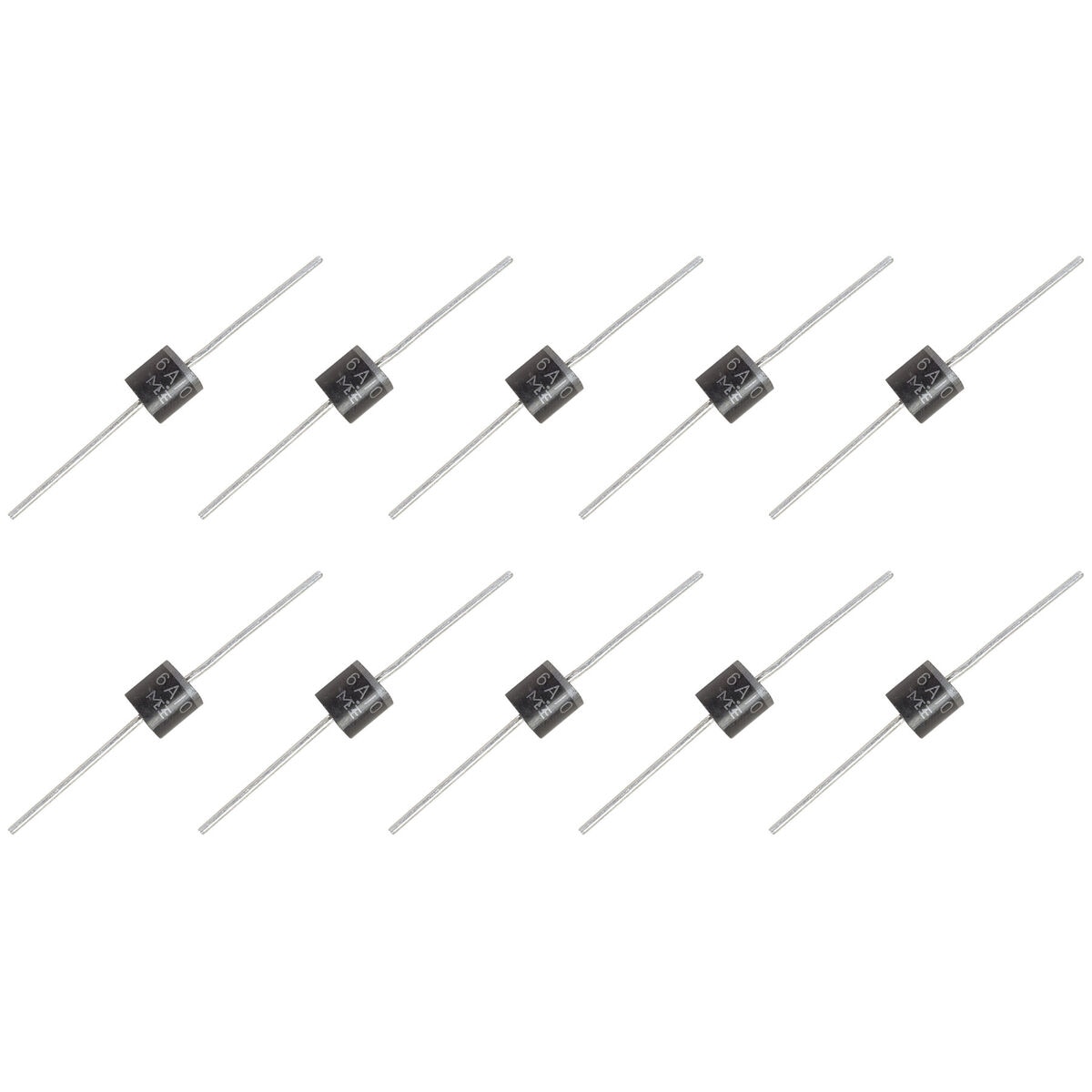 Power Supply Rectifier Diode 6A 1000V 10-Pack