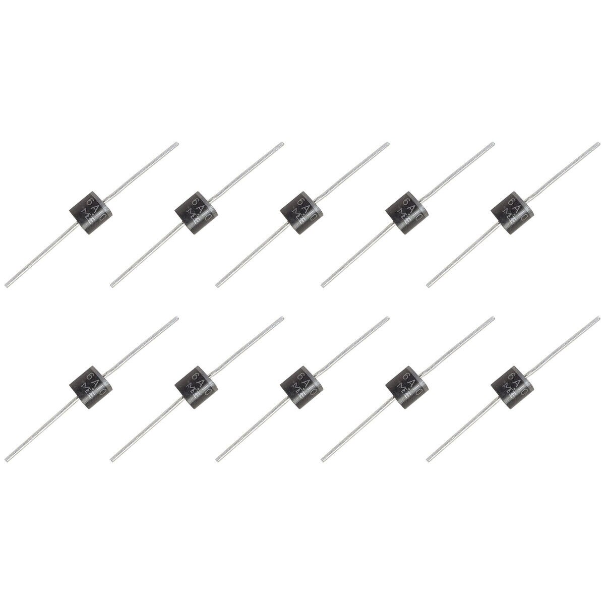 Power Supply Rectifier Diode 6A 1000V 10-Pack