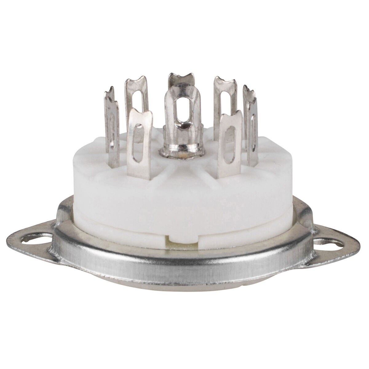 Parts Express 9 Pin Chassis Mount Ceramic Vacuum Tube Socket for 12AX7 ...