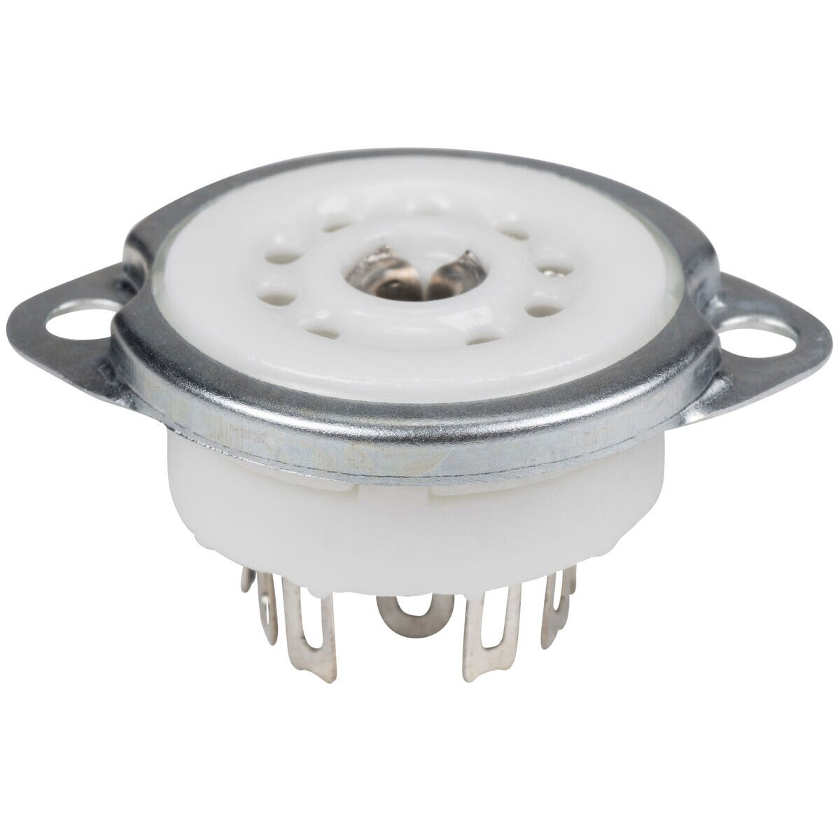 9-Pin Vacuum Tube Socket Ceramic with Bracket for EL84 6CA4