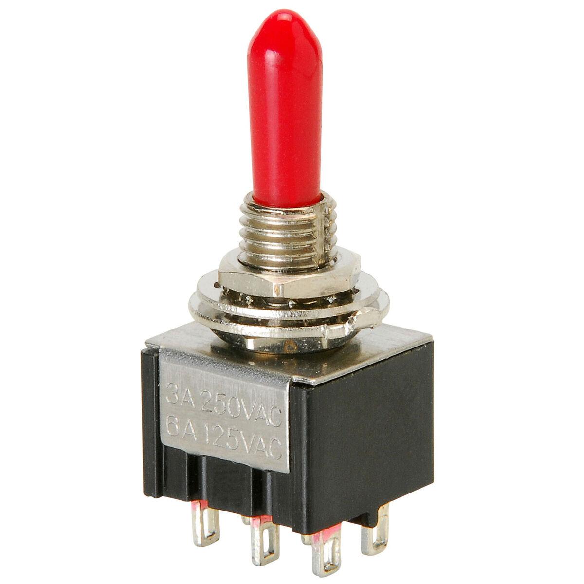 DPDT Mini Toggle Switch Center Off