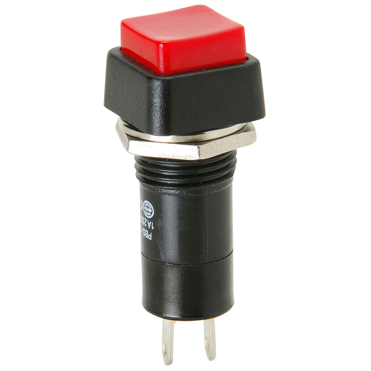 Momentary N.O. Square Push Button Switch 3A 125V