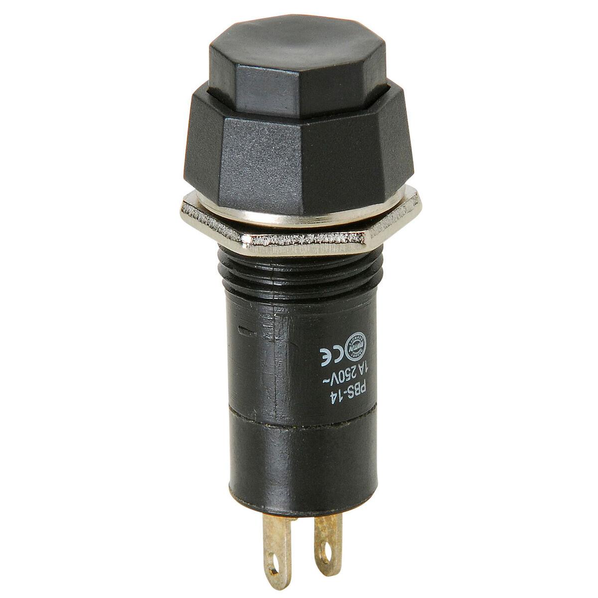 Momentary N.O. Classic Large Push Button Switch Red 3A 125V