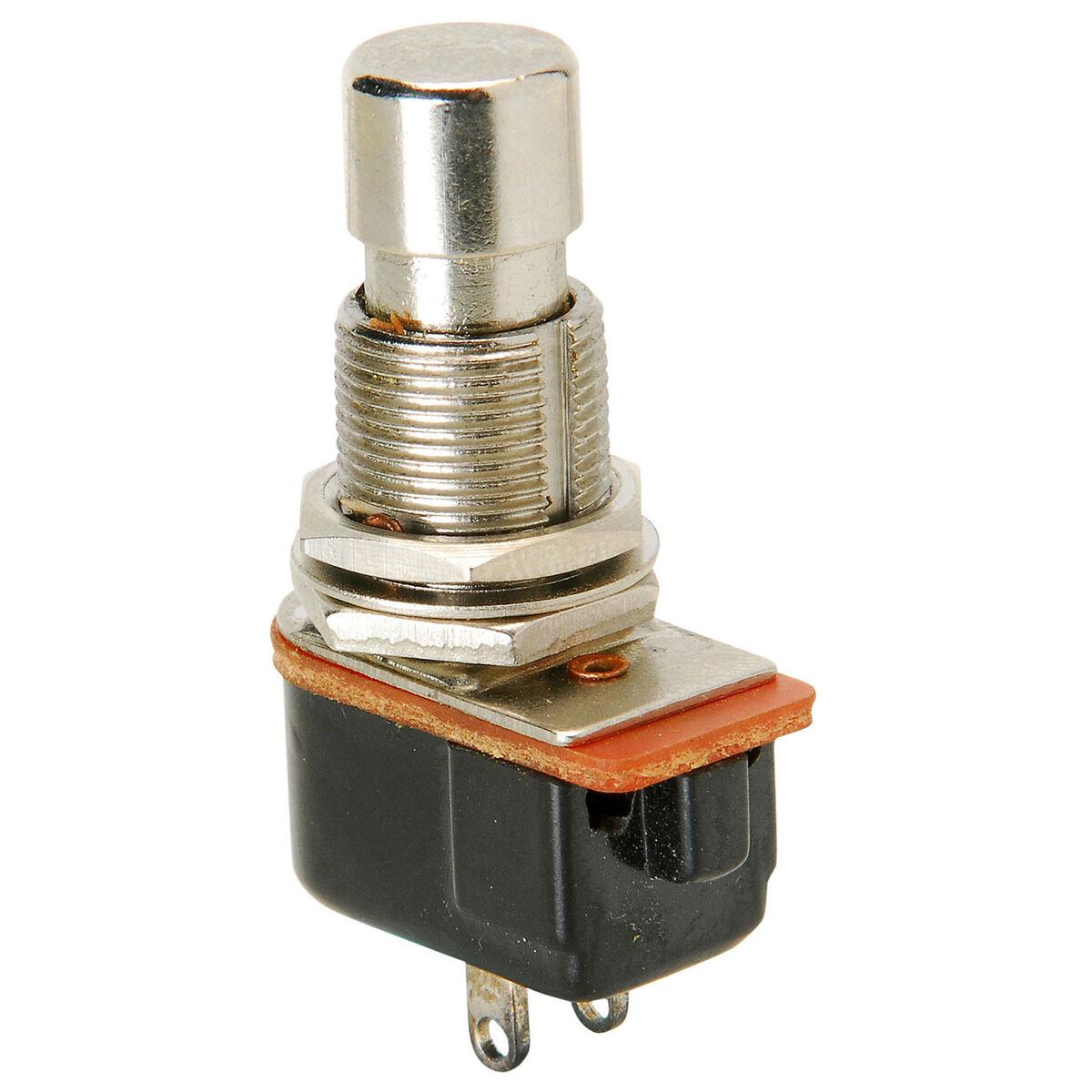 Momentary N.O. Classic Large Push Button Switch Red 3A 125V