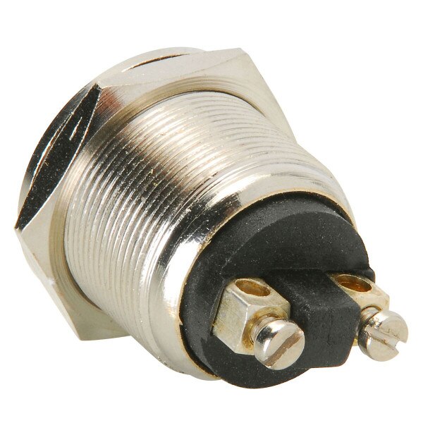 Momentary N.O. Metal Flat Flush Mount Push Button Switch 4A 125V