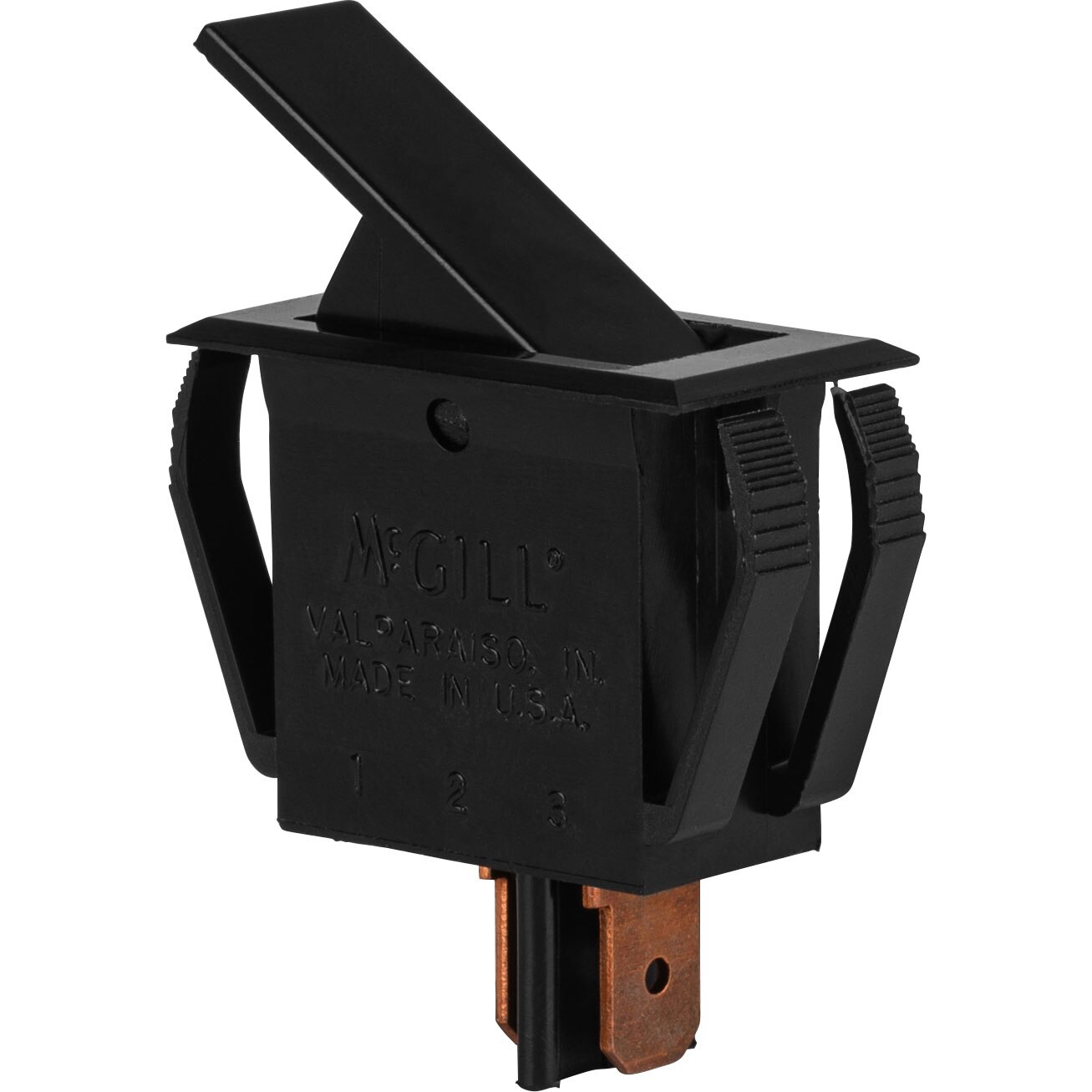 McGill 16A Momentary SPST NO Plastic Lever Rocker Switch