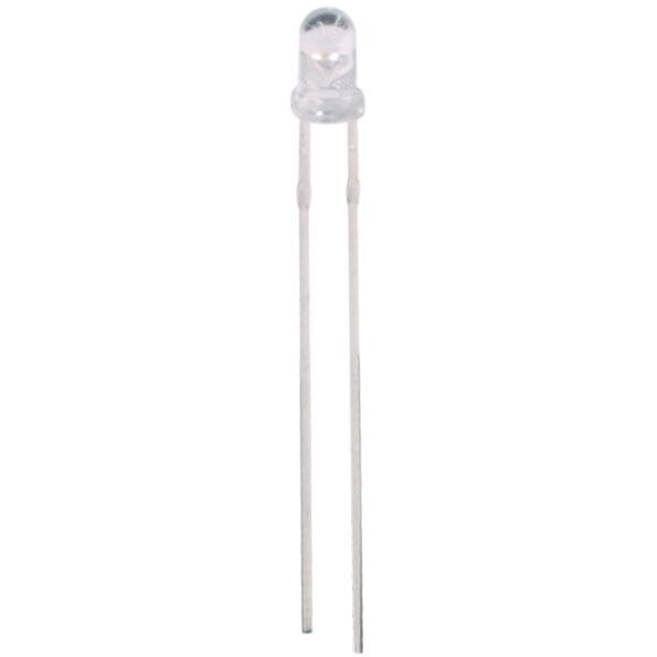 Ultra-Bright White 3mm (T1) LED 1500 mcd