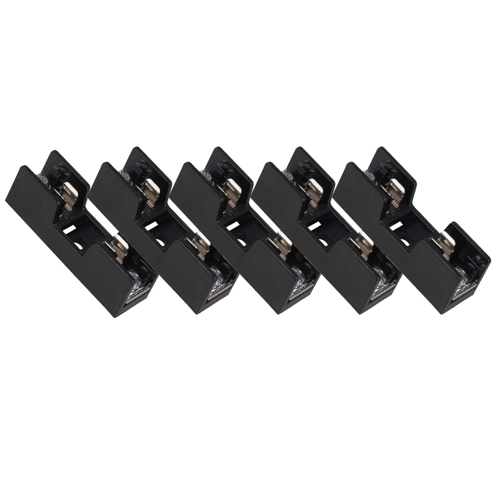 3AG / AGC Screw Terminal Fuse Holder 5-Pack