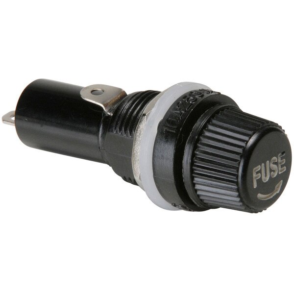 Screw Cap AGC Fuse Holder Black