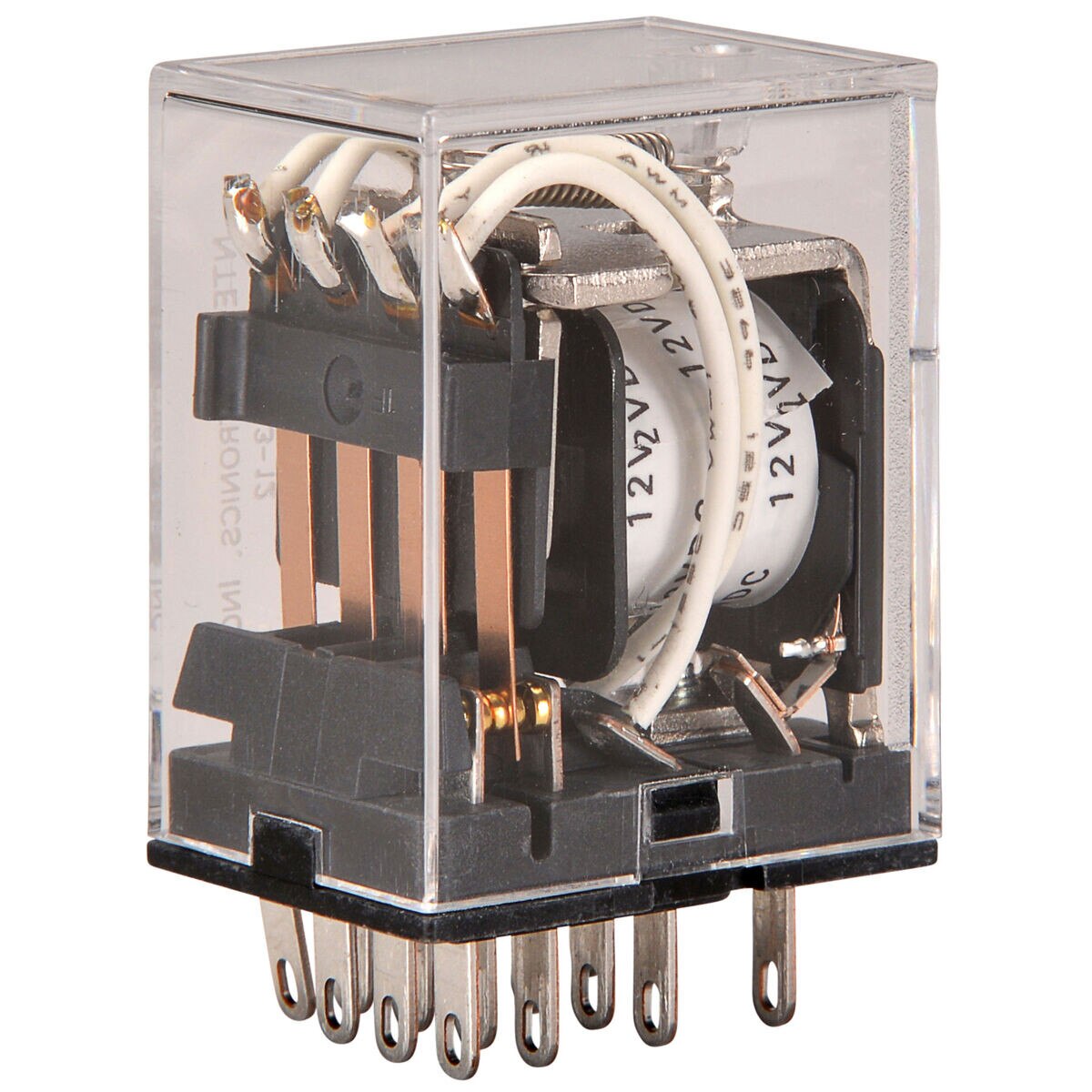 NTE R12-17D3-12 3A 12 VDC 4PDT General Purpose Relay