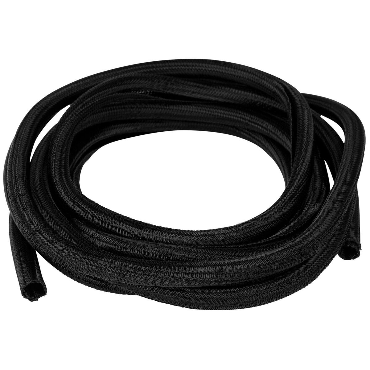 Audtek Black Split Braided Cable Wrap 12 ft.