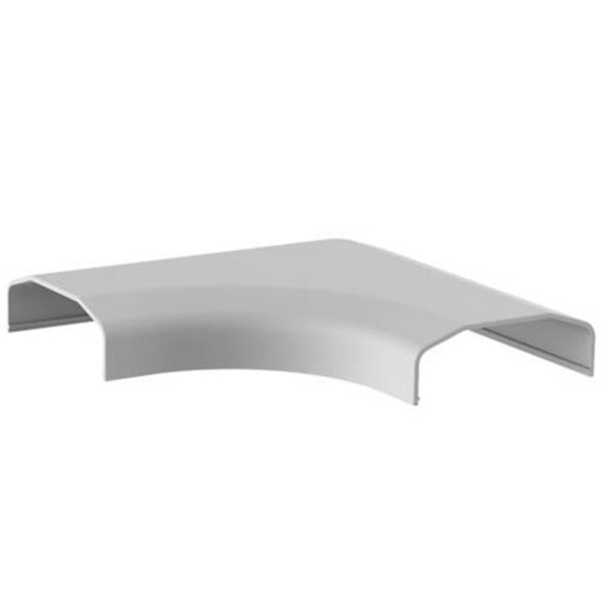 RCA Wall Mount Cable Management L-Shaped (Right Angle) Joint Cover - White