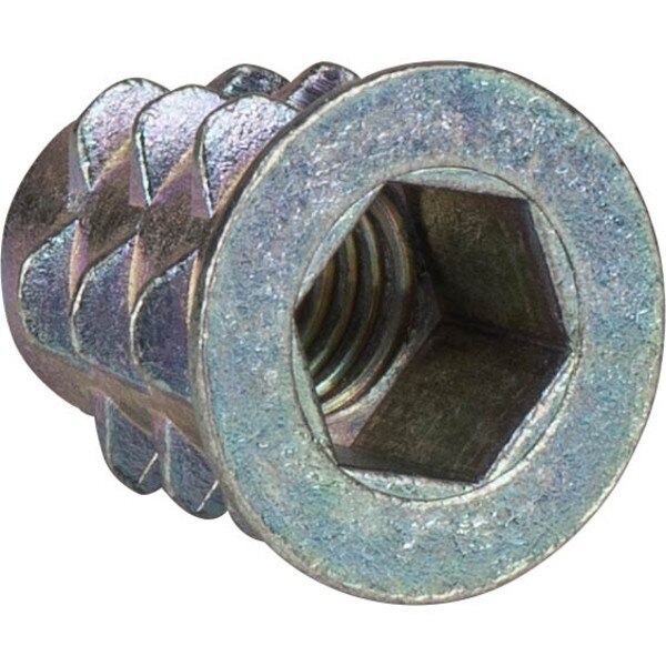 Parts Express Hex Drive M6 Barbed Body Insert Nuts 20 Pcs.