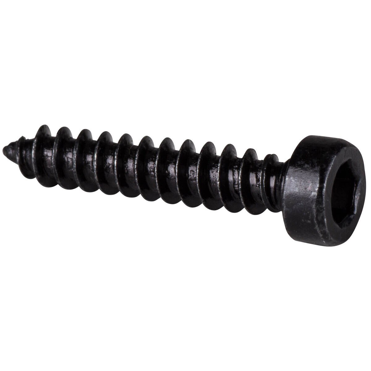 M3 x 16mm Cap Head Wood Screws Black 100 Pcs.