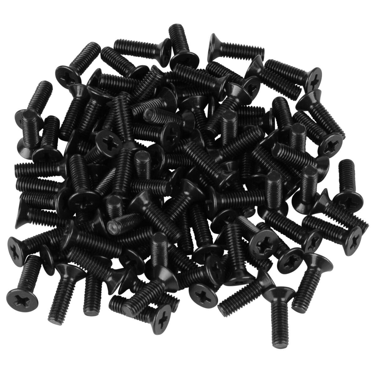 M3 x 10mm Machine Screw Black Oxide - 100 Pcs.