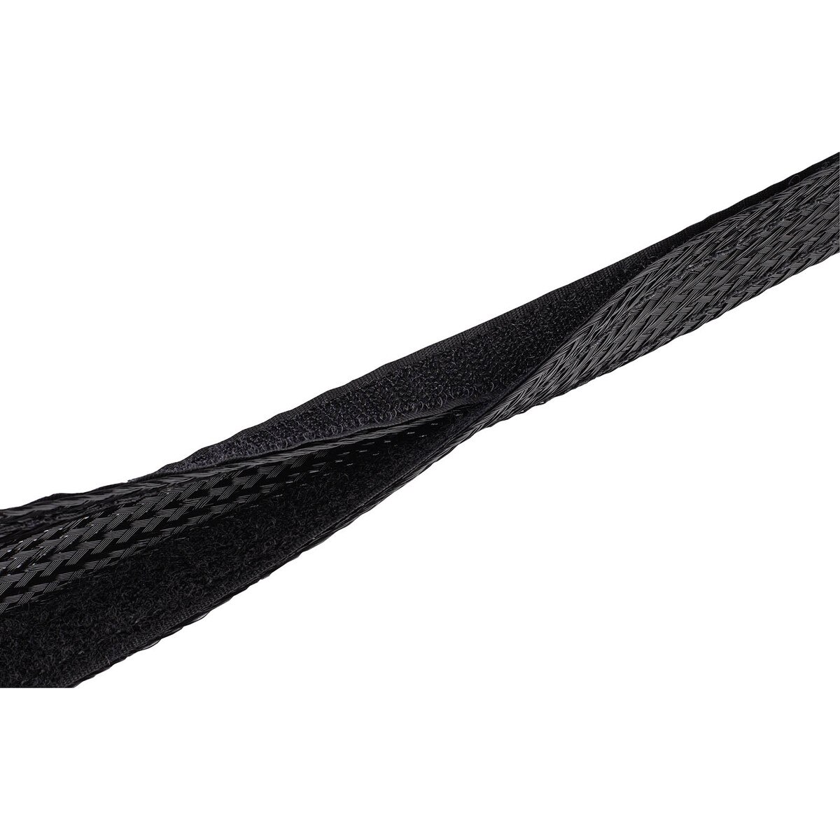 TechFlex FWN0.75BK-Black 3/4" Flexo Wrap with Hook and Loop 25 ft. Spool