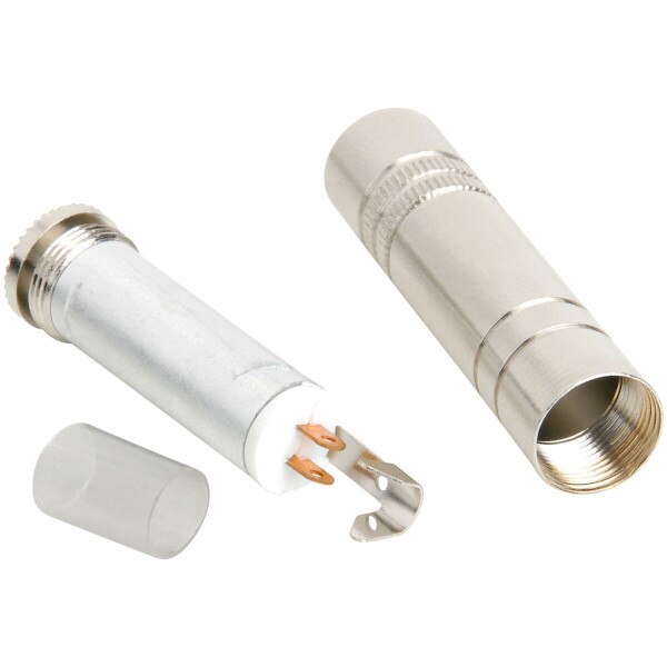 1/4" Mono In-Line Jack Metal