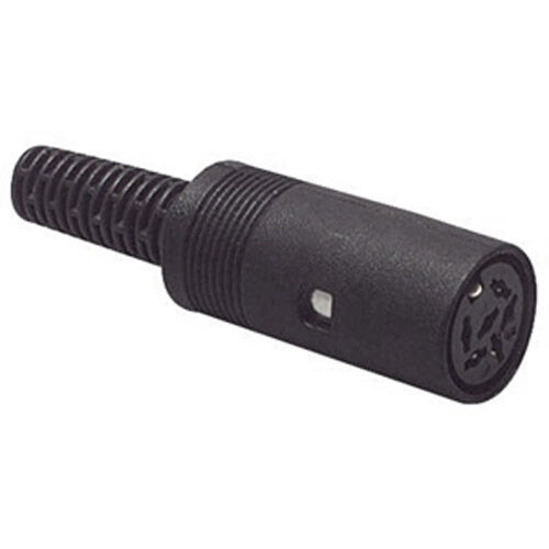 5 Pin DIN In-Line Jack 180 degree