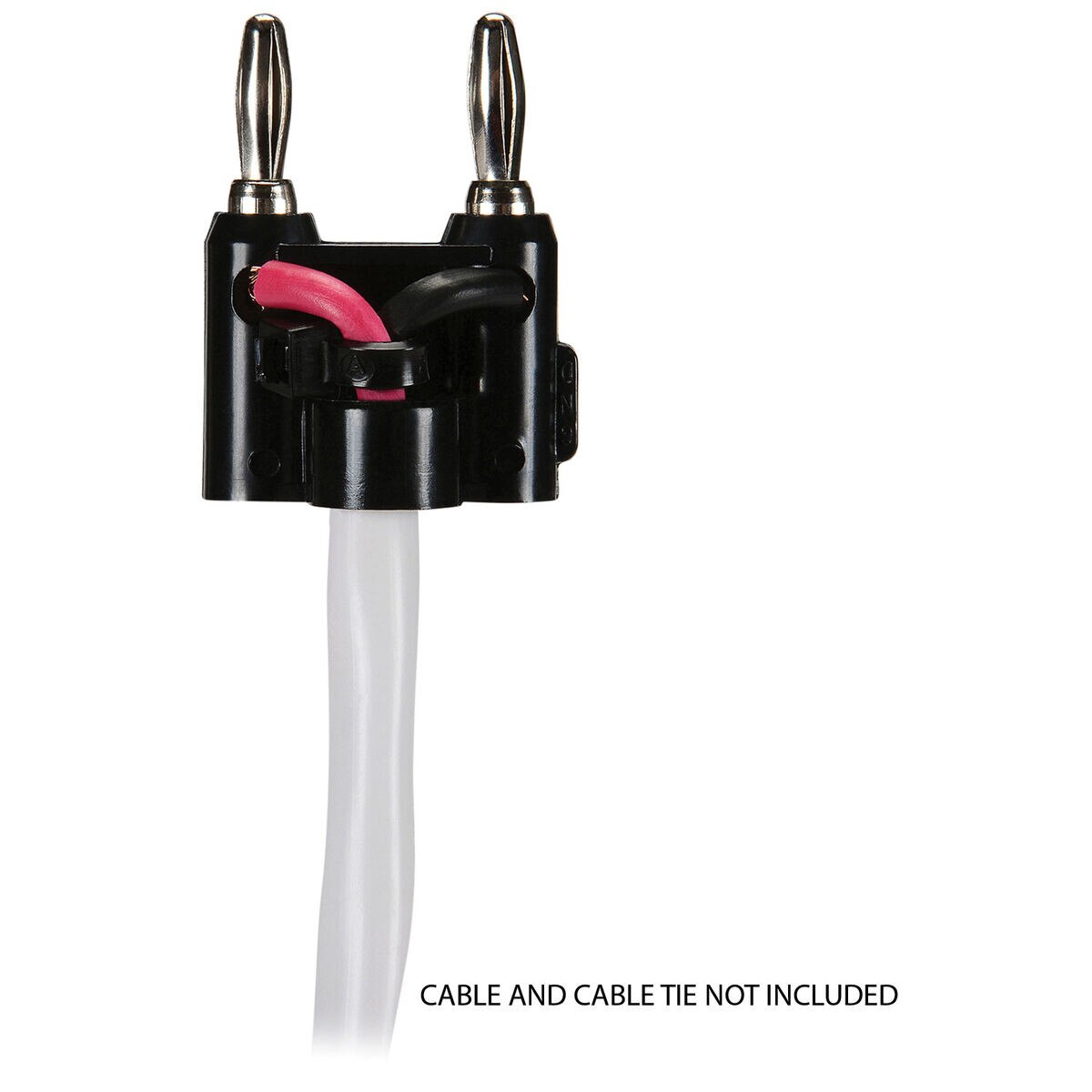 Parts Express Dual Banana Plug Black