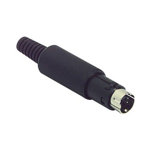 4 Pin Mini DIN Plug For S-Video Connector