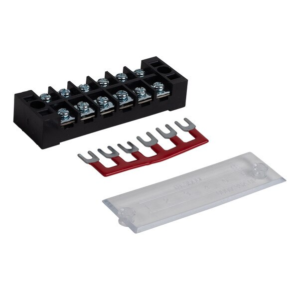 35A Barrier Terminal Block 6 Position Dual Row Screws 12 Pitch with ...