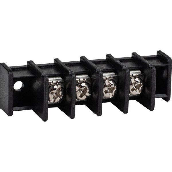 4 Pole Single Row Solder Lug Type Barrier Terminal Strip with Cover