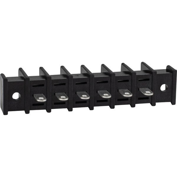 6 Pole Single Row Solder Lug Type Barrier Terminal Strip with Cover