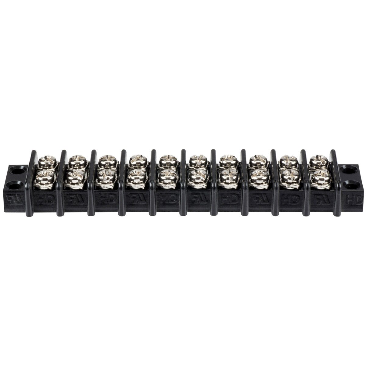 Barrier Strip 10 Pole Double Row 20 Amp