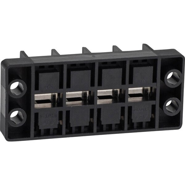 Terminal Strip 4-Pole 20A Half Screws and Half Male Quick Disconnect ...