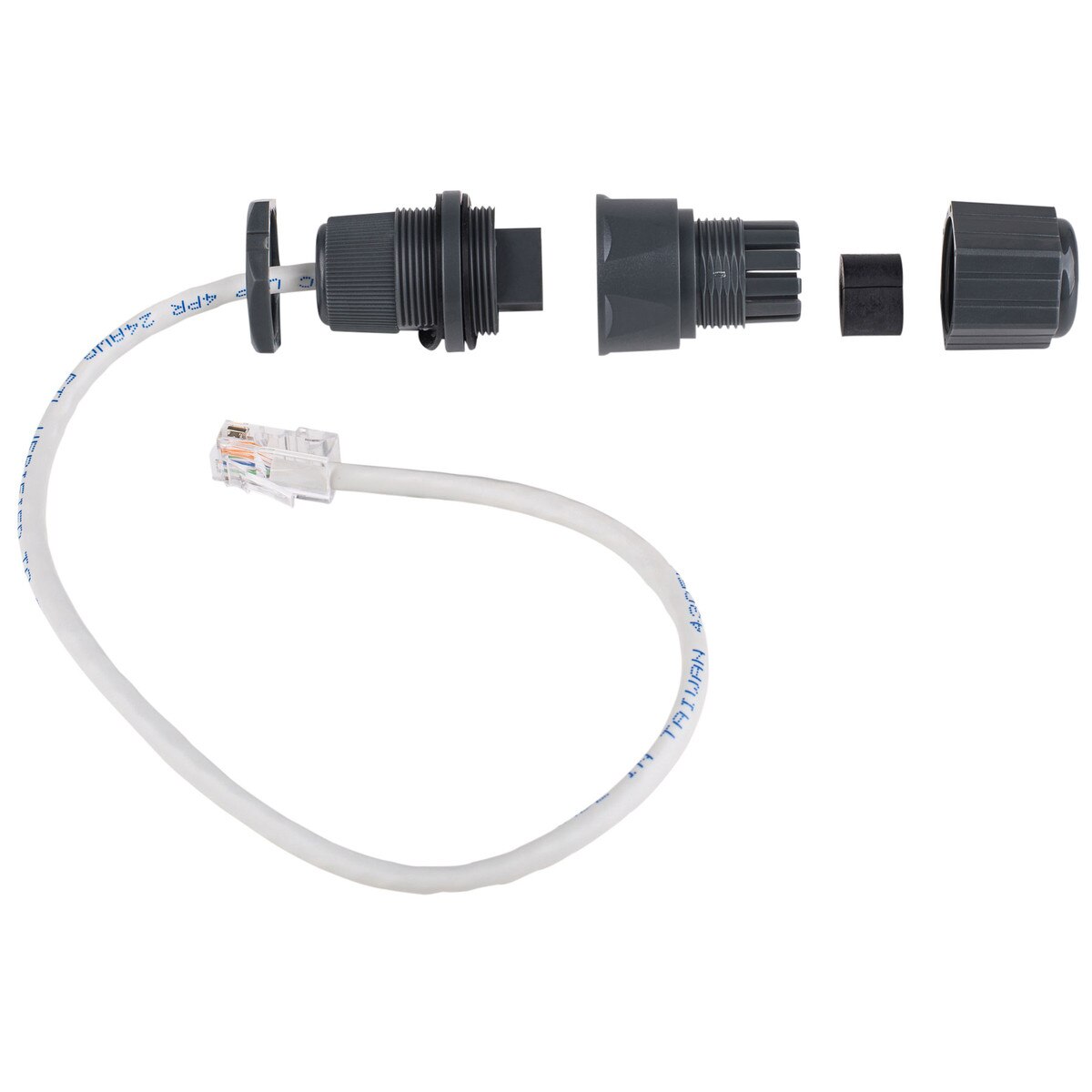 IP67 Weatherproof RJ45 Male to Female Coupler