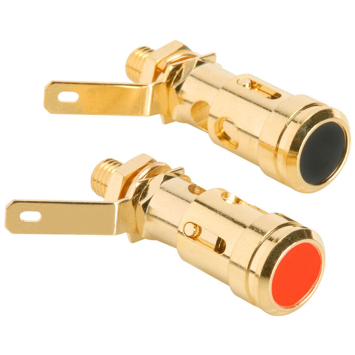 Parts Express Spring Loaded Binding Post Speaker Terminal Pair