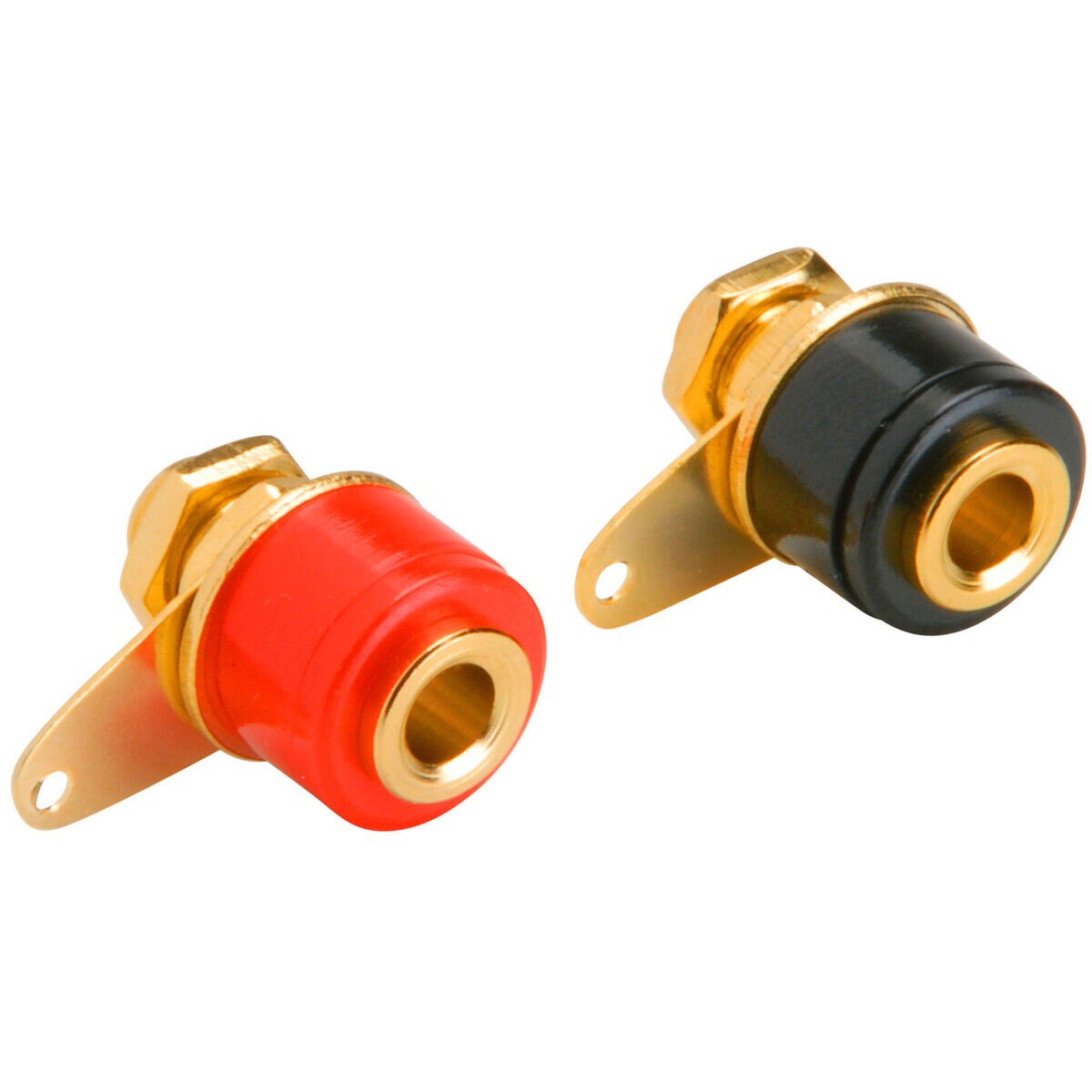 Gold Plated Binding Post Banana Jack Pair