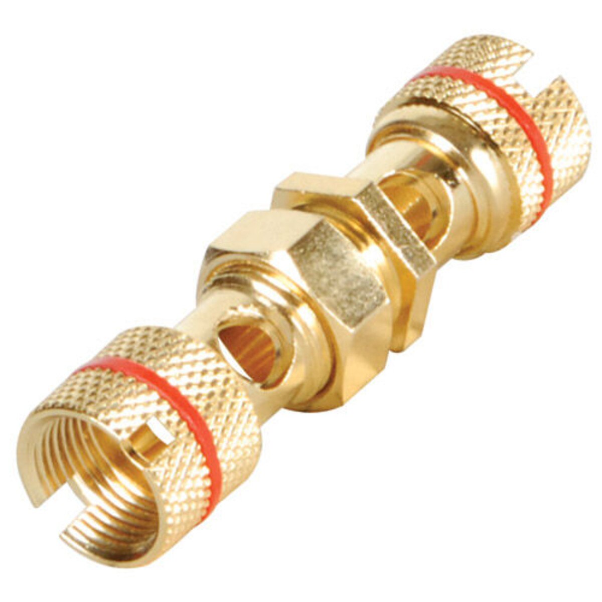 Gold Binding Post To Binding Post Pair Hex Type