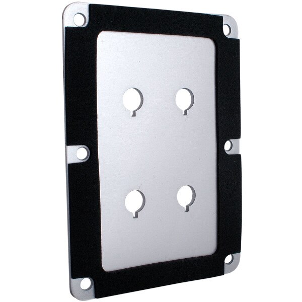 Dayton Audio DBPP-SI Double Binding Post Plate Silver Anodized