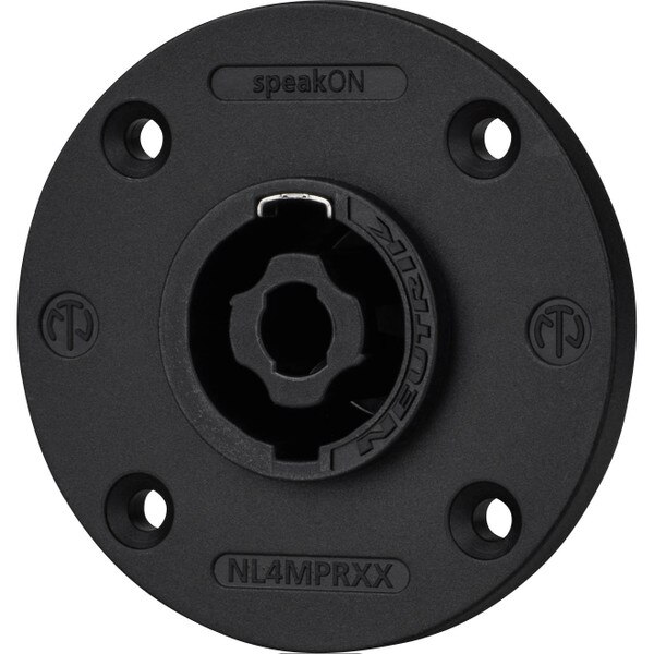 Neutrik NL4MPRXX speakON Connector 4 Pole Round Chassis Mount