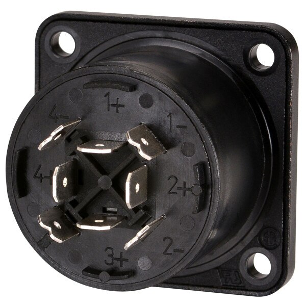 Neutrik NL8MPR-BAG speakON Connector 8 Pole Chassis Mount