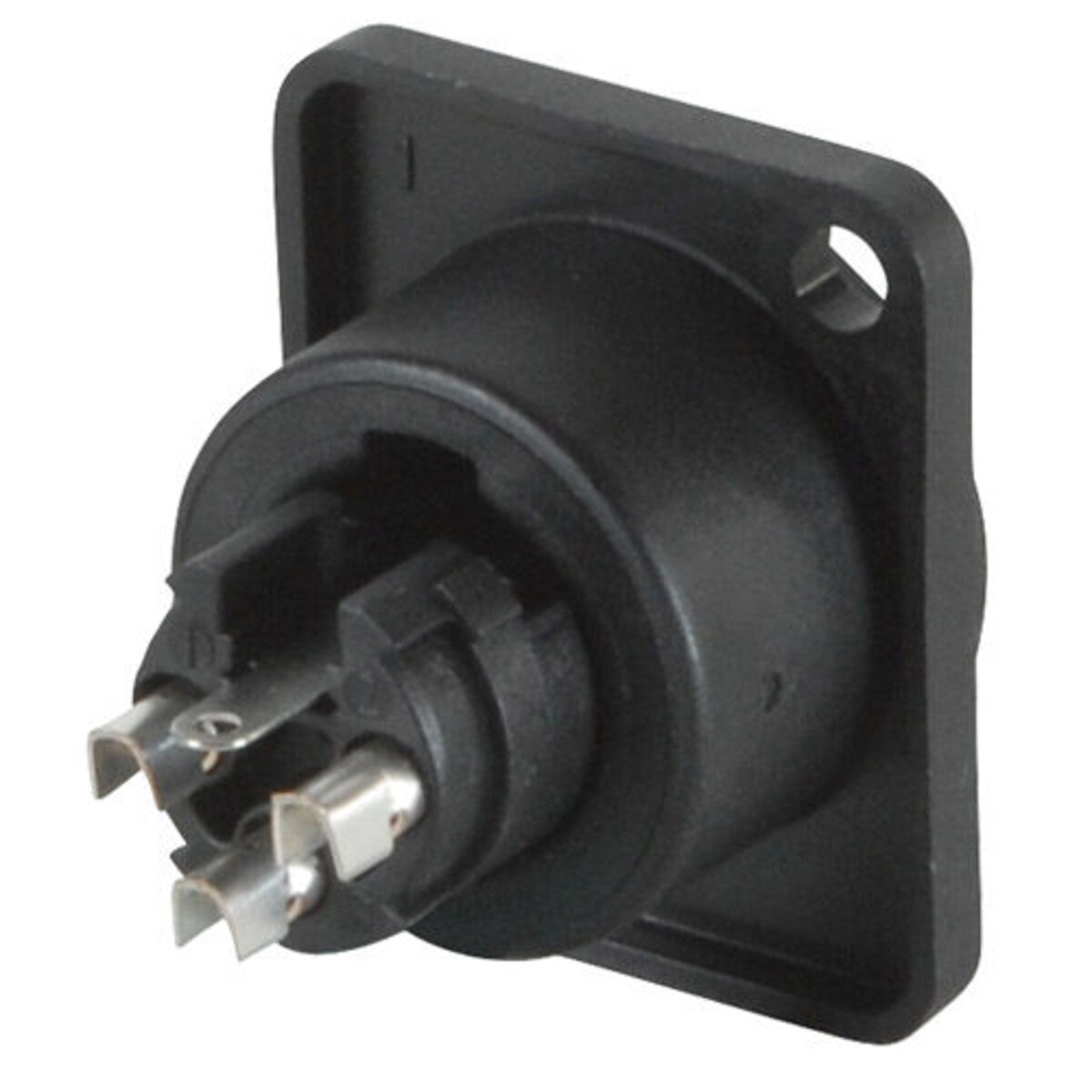 Neutrik NC3FPP Chassis Mount Female XLR Connector Plastic "D"