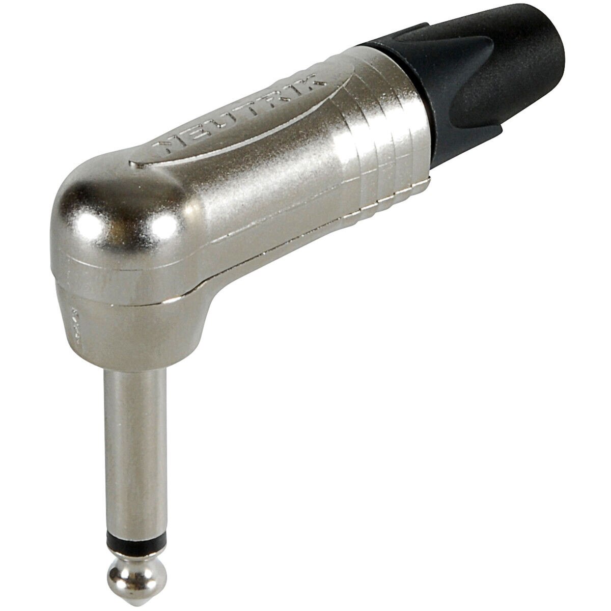 Neutrik NP2RX 1/4" Mono Plug Right Angle Nickel/Silver