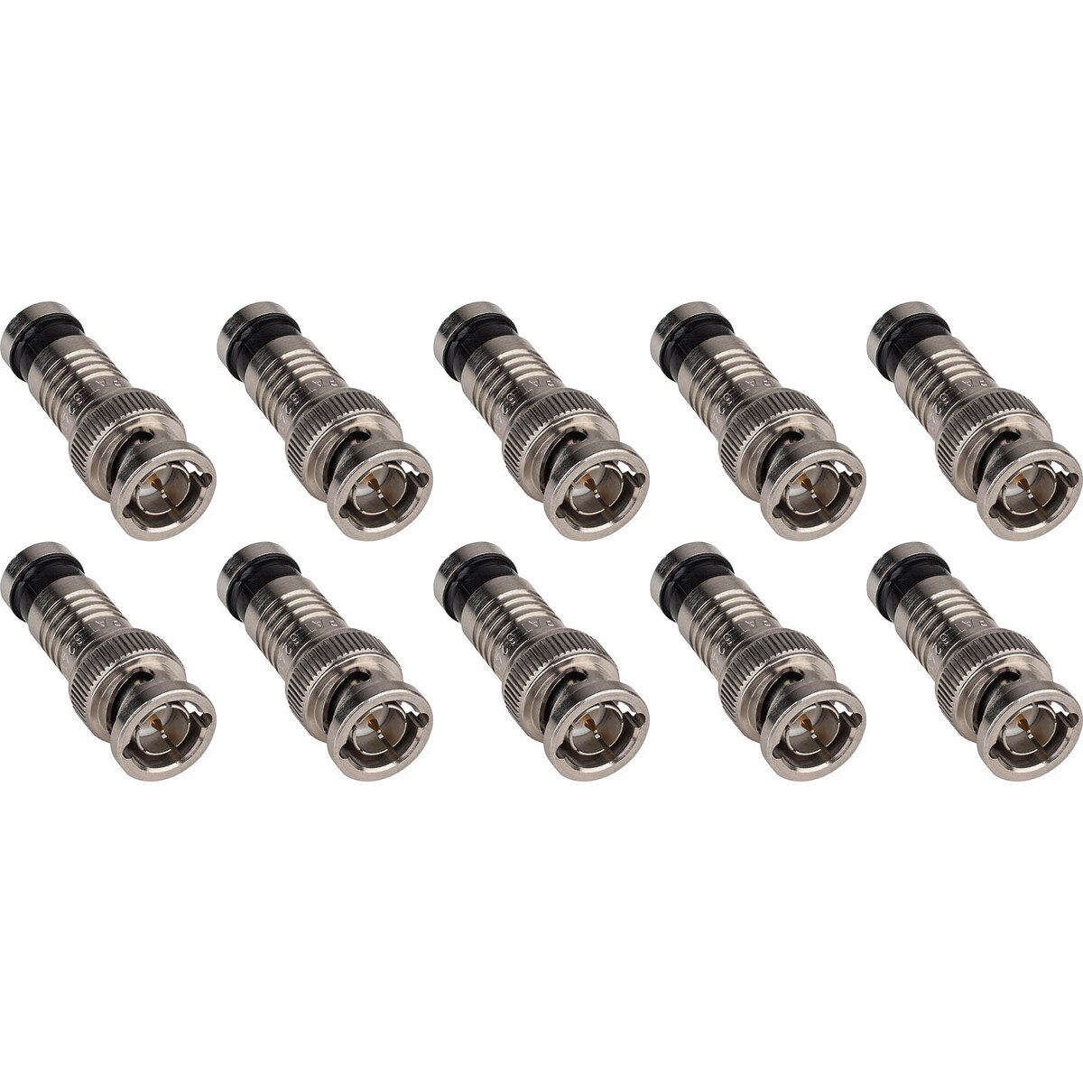 BNC RG-59 Compression Connectors 10-Pack
