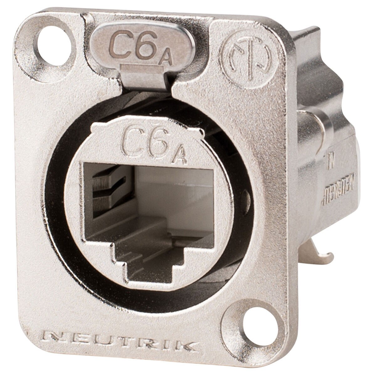 Neutrik NE8FDX-Y6 etherCON RJ45 Cat 6a Shielded Connector - Nickel