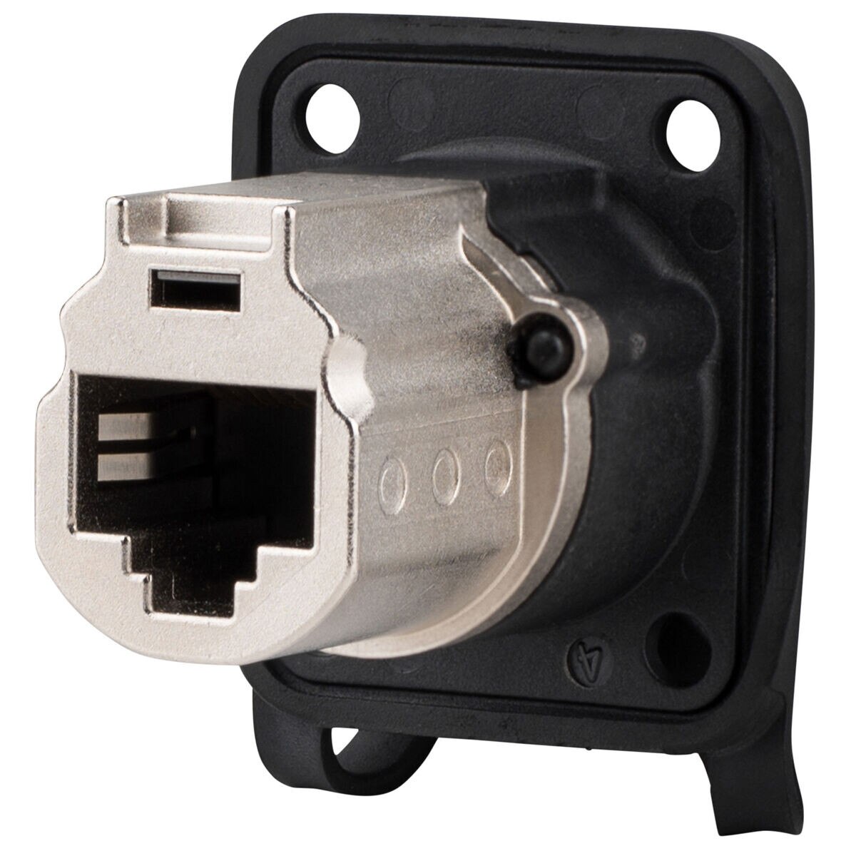 Neutrik NE8FDX-P6-W etherCON RJ45 Cat 6a Shielded Feed-Thru Connector ...