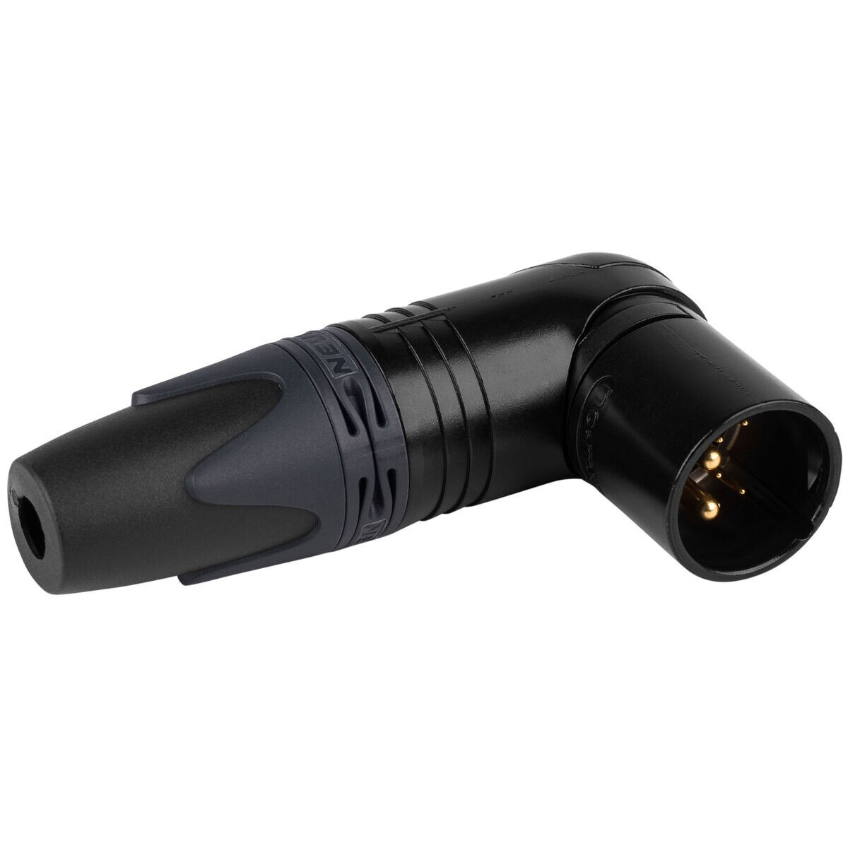 Neutrik NC10MRX-14-B Male 10-Pin XLR 90 Degree Right Angle Cable ...