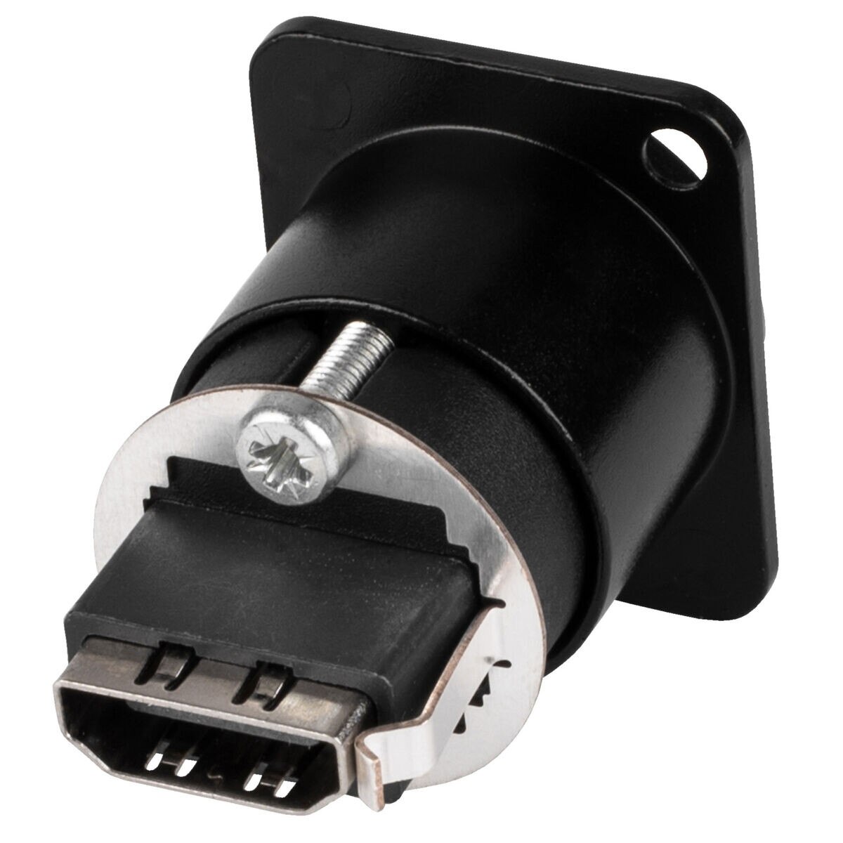 Neutrik NAHDMI-W-B HDMI Feed-Through Adapter "D" Series IP65 Black