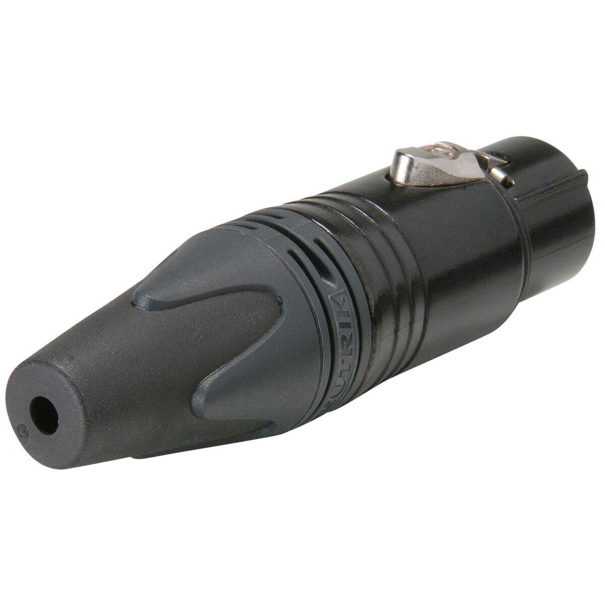 Neutrik NC3FXX-B Female XLR Connector Black w/Gold Contacts