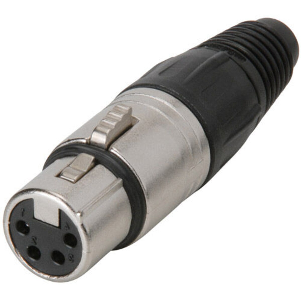 Neutrik NC4FX Female XLR Connector Nickel 4-Pin
