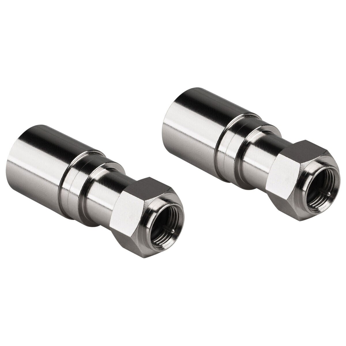 F-type RG-11 Compression Connector 2-Pack