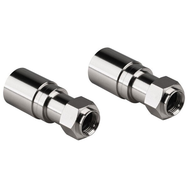 F-type RG-11 Compression Connector 2-Pack